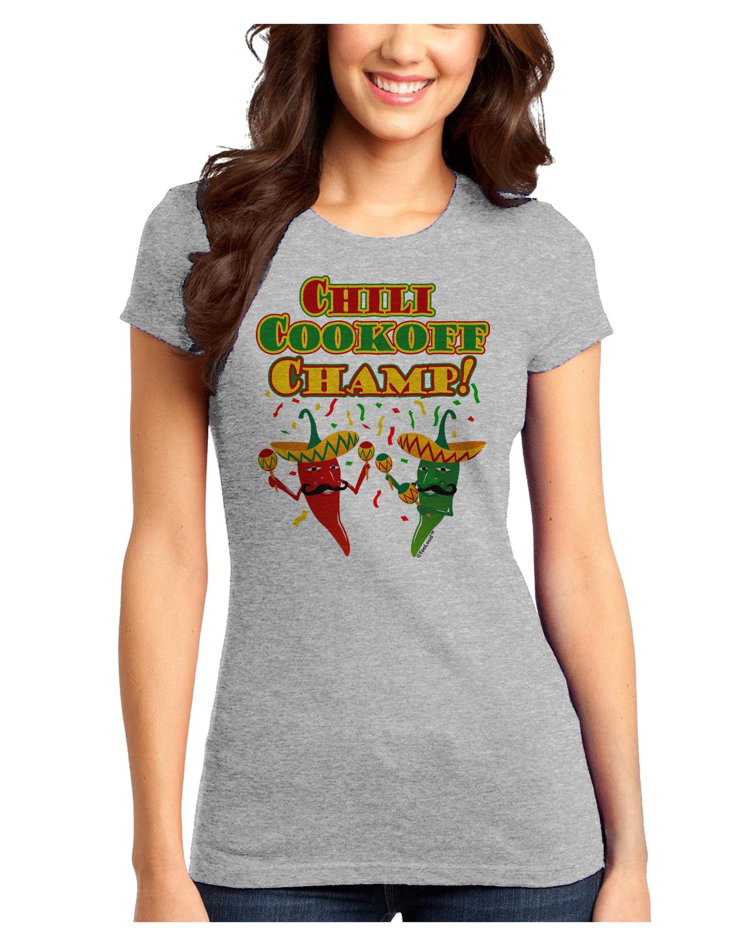Chili Cookoff Champ! Chile Peppers Juniors T-Shirt – Davson Sales