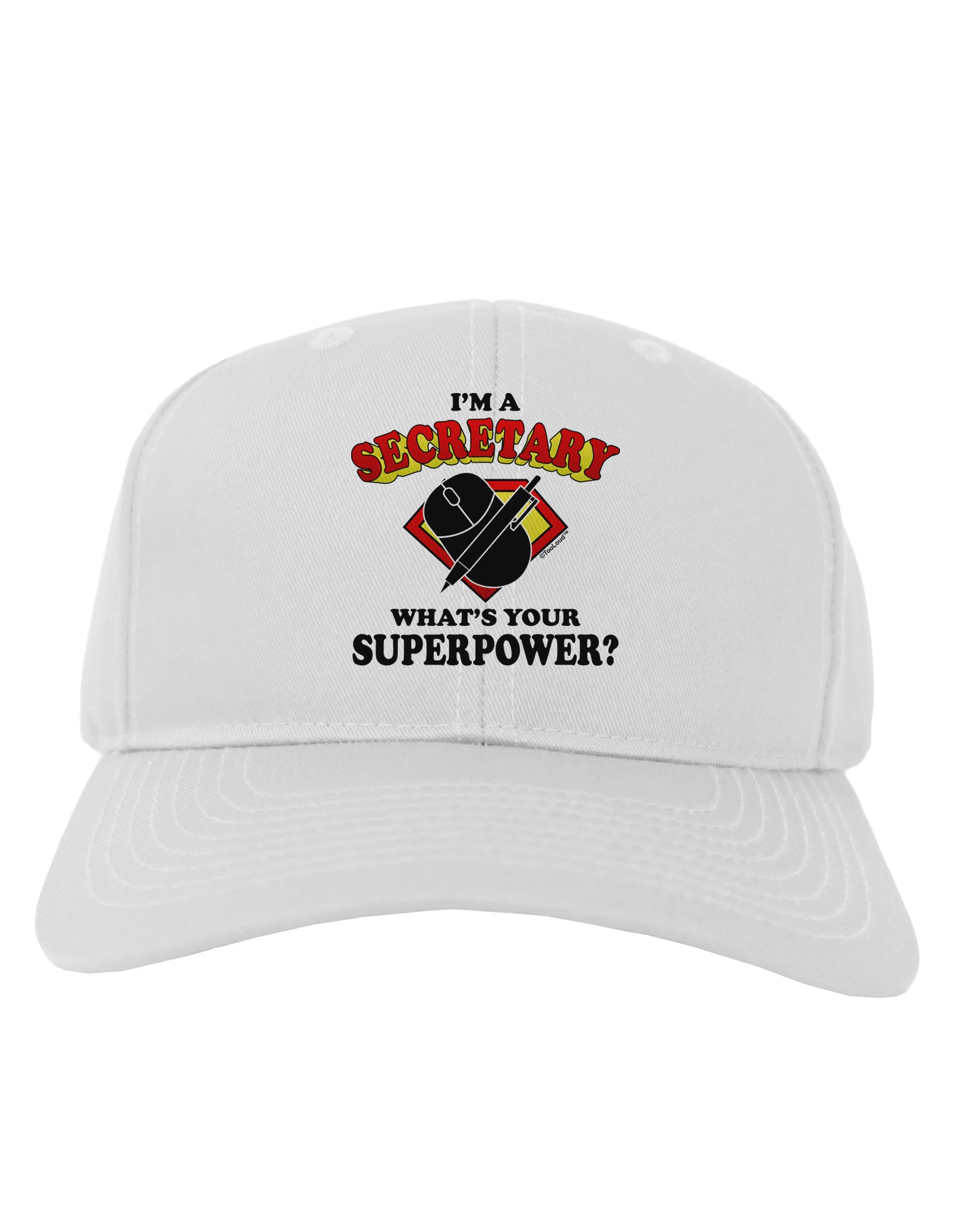 Secretary - Superpower Adult Baseball Cap Hat – Davson Sales