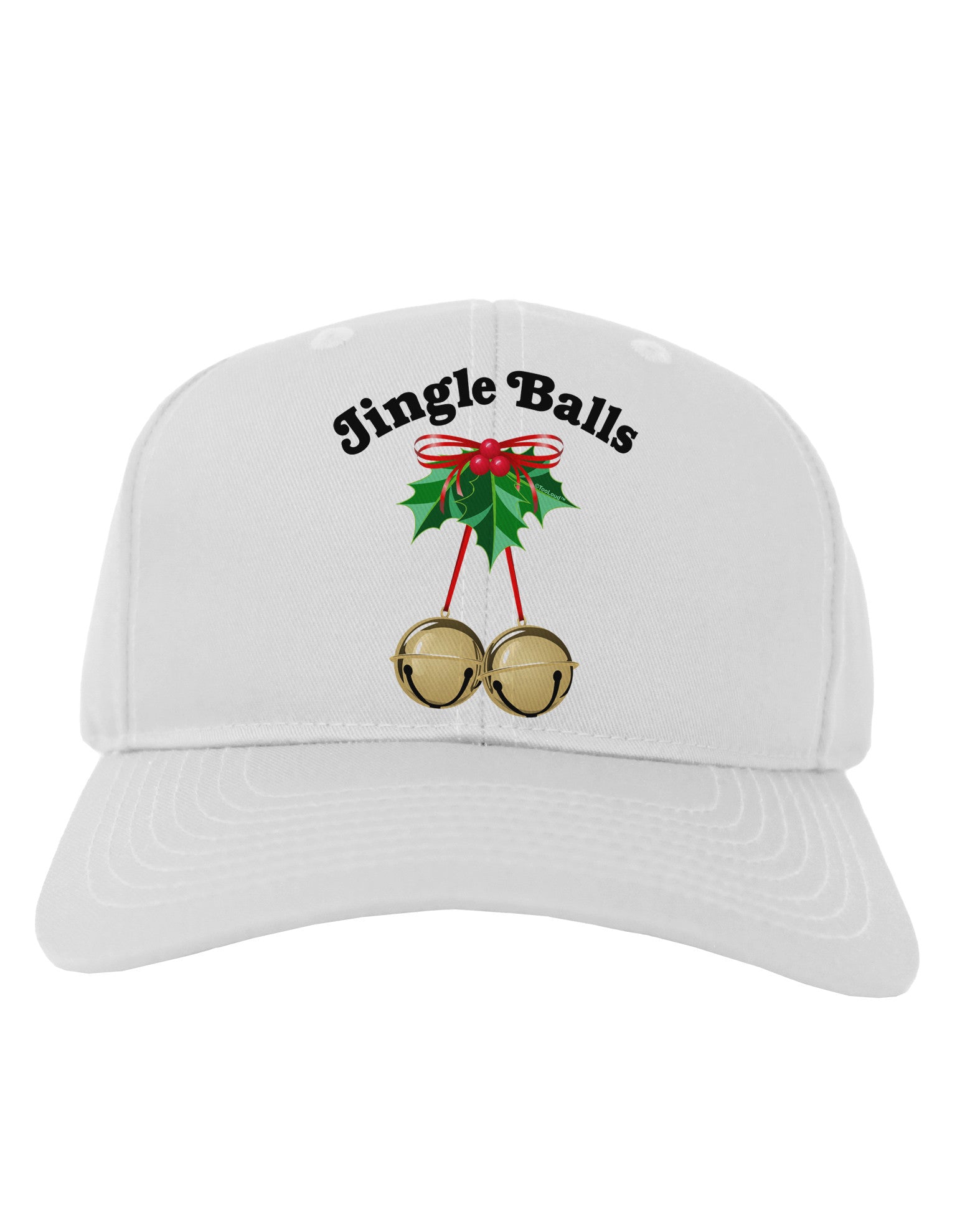 Jingle Balls with Text Adult Baseball Cap Hat – Davson Sales