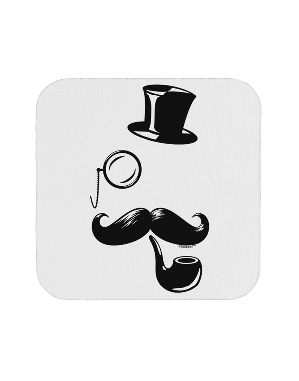 Tophat Mustache Pipe and Monocle Coaster - Davson Sales