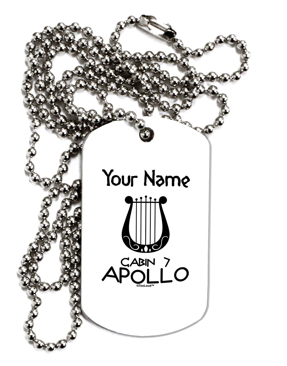 Camp Half-Blood Cabin 7 Apollo Personalized Dog Tag - Davson Sales